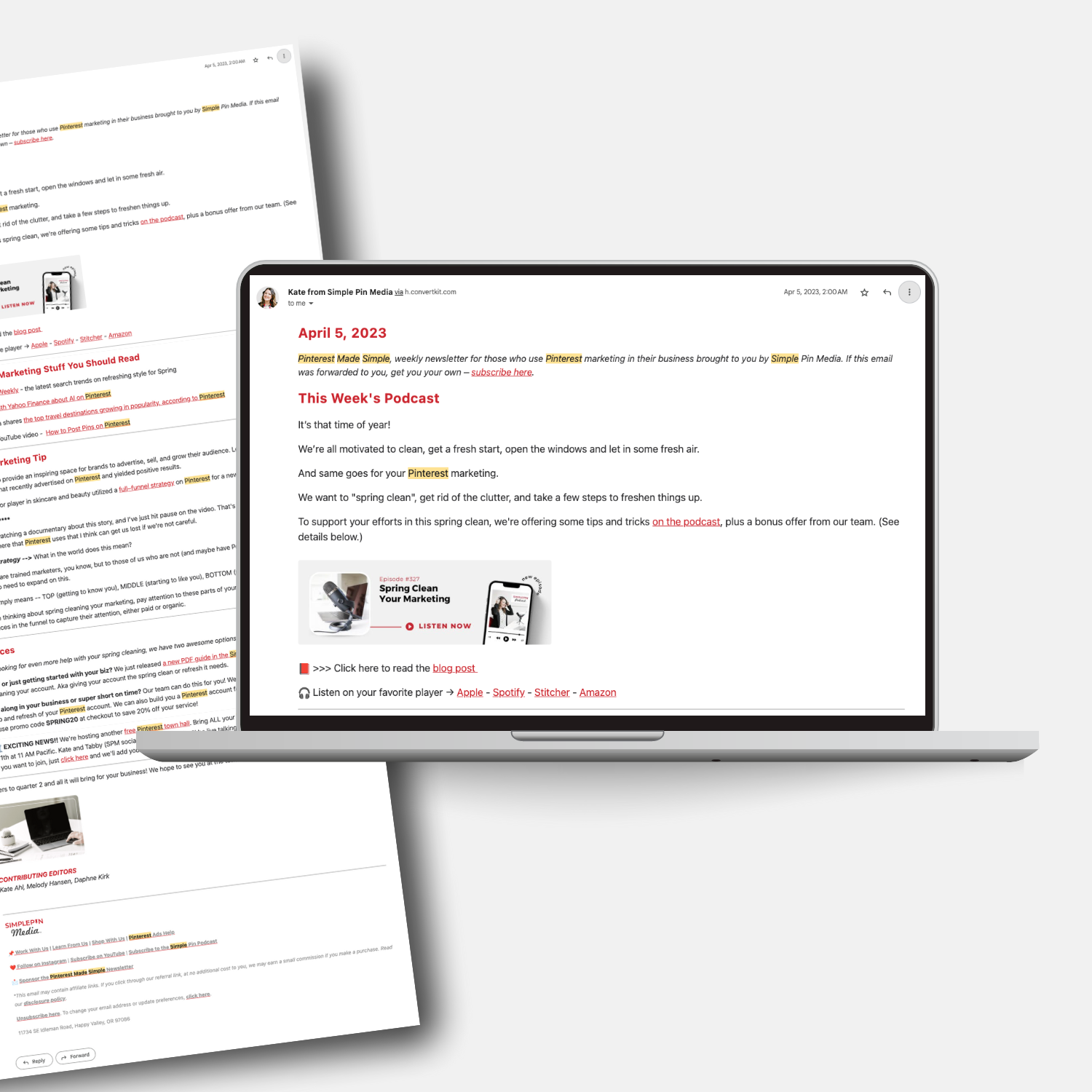 Pinterest Newsletter - Weekly - Simple Pin Media®